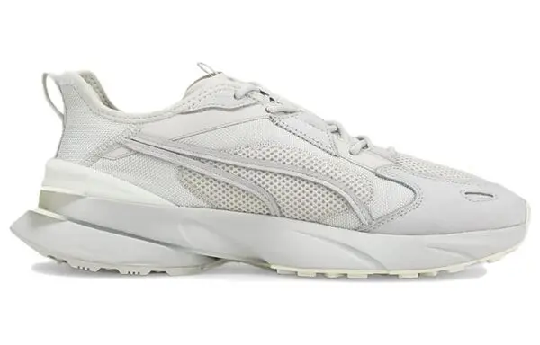 PUMA Pwrframe Op-1 Lth Athleisure Casual Sports Shoe - Gray