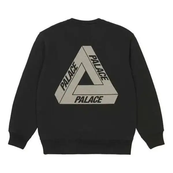 PALACE Fw21 Slub Crew Sweater - Black
