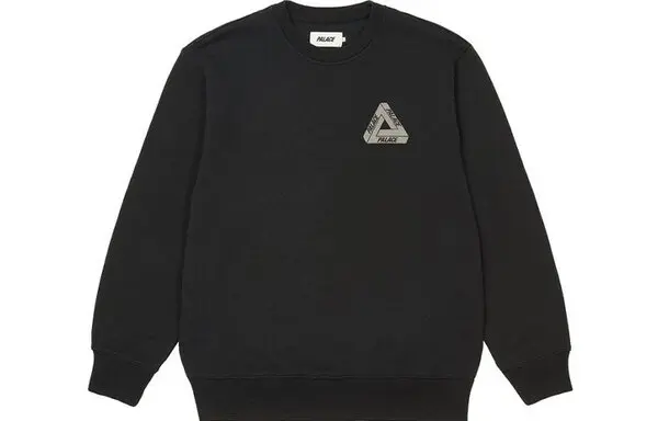 PALACE Fw21 Slub Crew Sweater - Black