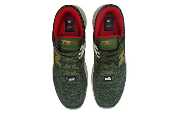 NEW BALANCE X Unik X-90 Low Top Casual Sneakers - Green