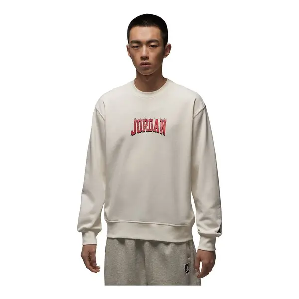 JORDAN Fleece Graphic Crewneck Sweatshirt - Sail