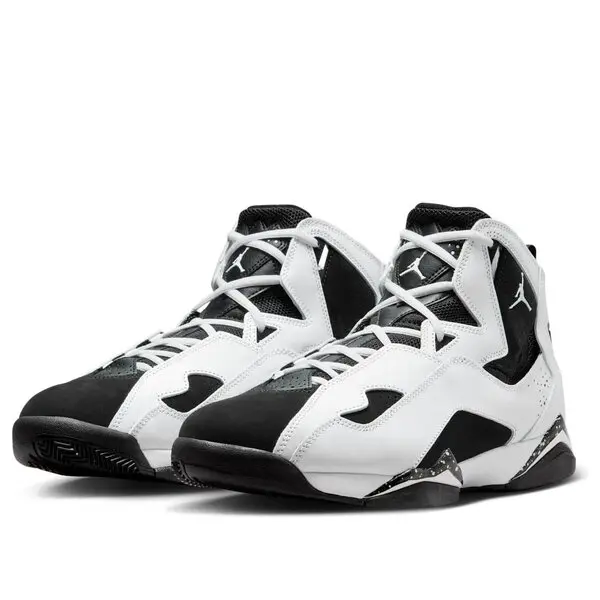 JORDAN Air True Flight "oreo" High Top Sneakers - White/black