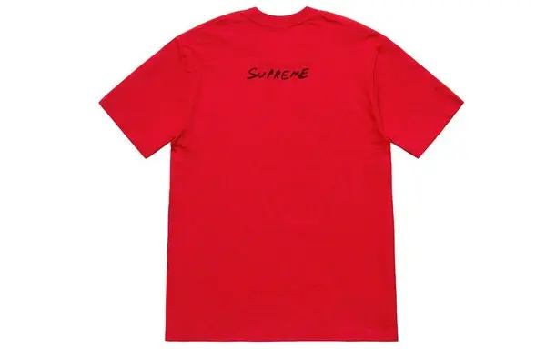 Supreme Ss19 Reaper Tee Printing Short Sleeve - Red