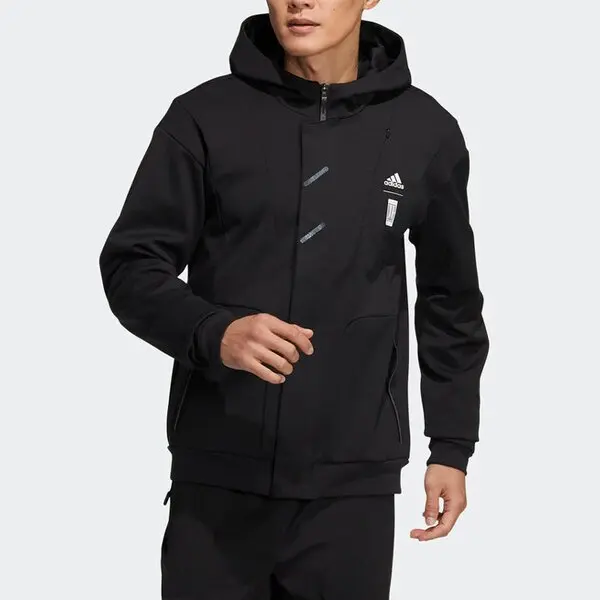 Adidas Printing Logo Sports Hooded Jacket