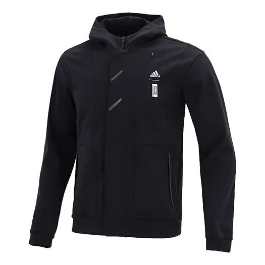 Adidas Printing Logo Sports Hooded Jacket - Default Color