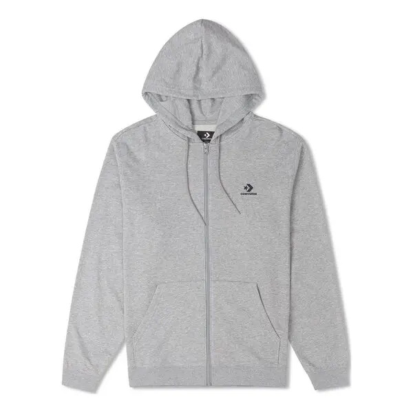 CONVERSE Go-to Chuck Patch Classic Fit Zip Jacket - Grey