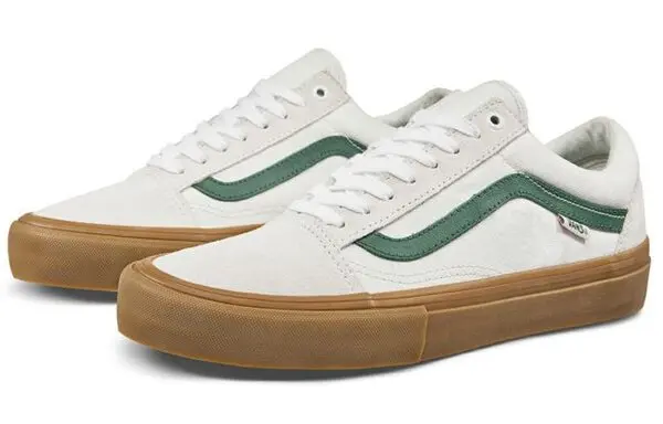 VANS Old Skool Pro Sneakers - White/green