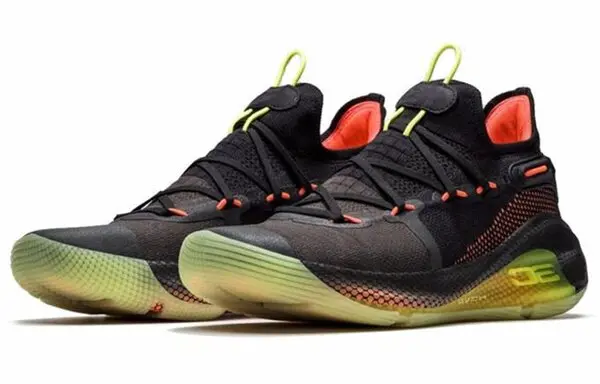 Under Armour Curry 6 "fox Theater" High Top Sneakers - Orange
