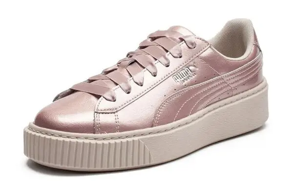 PUMA Basket Platform Metal Sneakers