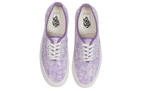 VANS Og Authentic Lx 'acid Wash English Lavender' Sneakers - Purple