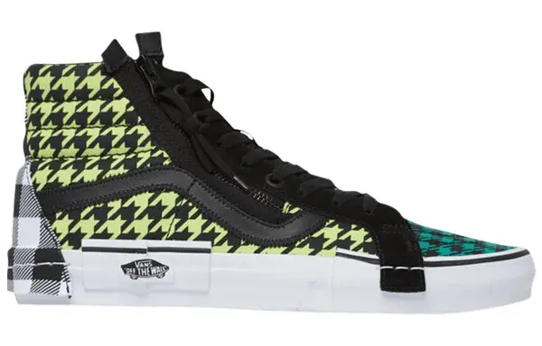 VANS Sk8-hi "what The Buffalo" Multi Plaid High Top Sneakers