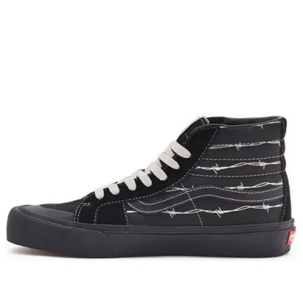 VANS Sk8-hi 138 Sf Barbed Wire High Top Sneakers - Black