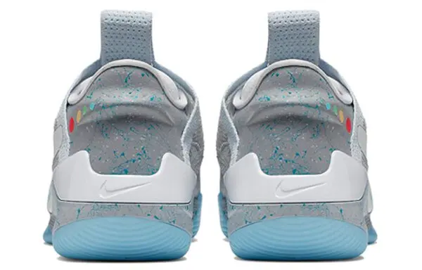 Nike Adapt Bb 'mag' Self-lacing Sneakers - Grey