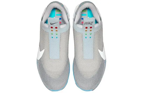 Nike Adapt Bb 'mag' Self-lacing Sneakers - Grey