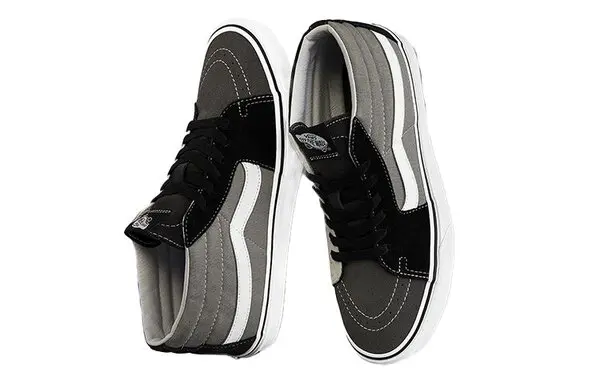 VANS Sk8-mid "off The Wall" Sneakers - Black/white/gray