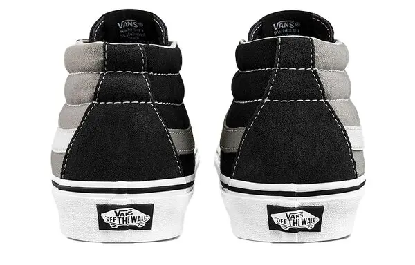 VANS Sk8-mid "off The Wall" Sneakers - Black/white/gray