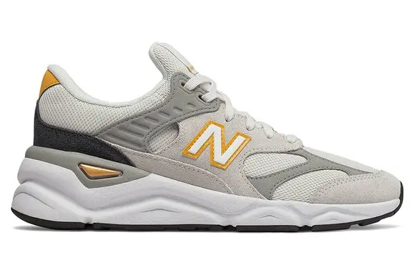 NEW BALANCE X-90 Retro Casual Sneaker - Gray/white/yellow