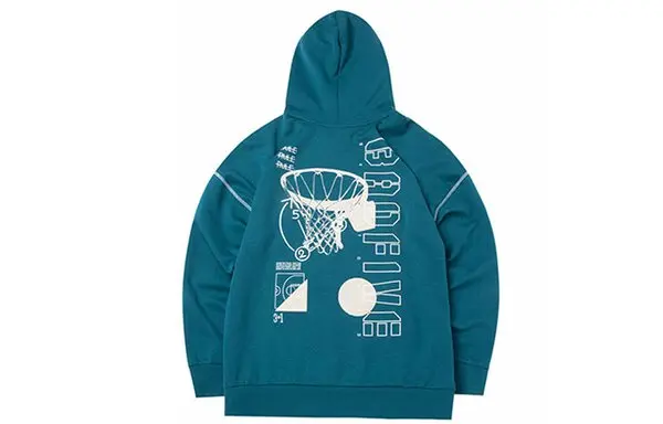 LI-NING Badfive Basketball Series Loose Pullover Hoodie