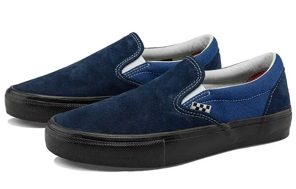 VANS Skate Slip-on Sneakers - Blue/black