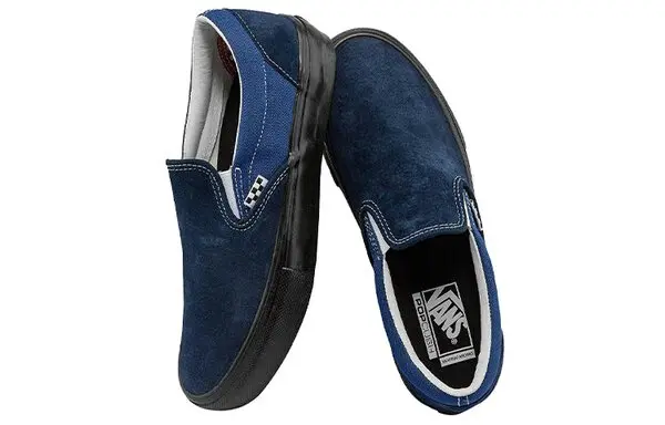 VANS Skate Slip-on Sneakers - Blue/black