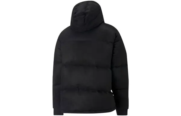 PUMA Faux Leather Down Jacket - Black