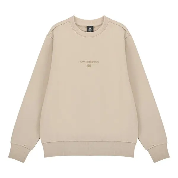 NEW BALANCE Solid Color Round Neck Sports Pullover