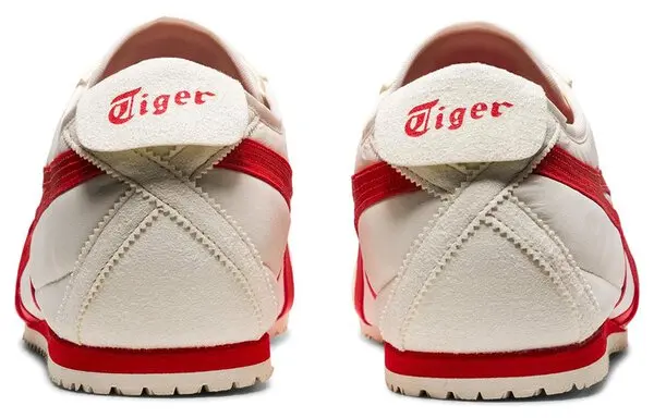 Onitsuka Tiger Mexico 66 Athletic Sneakers - Cream White/red