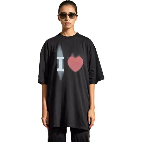 Balenciaga Large Fit 'i Love' T-shirt