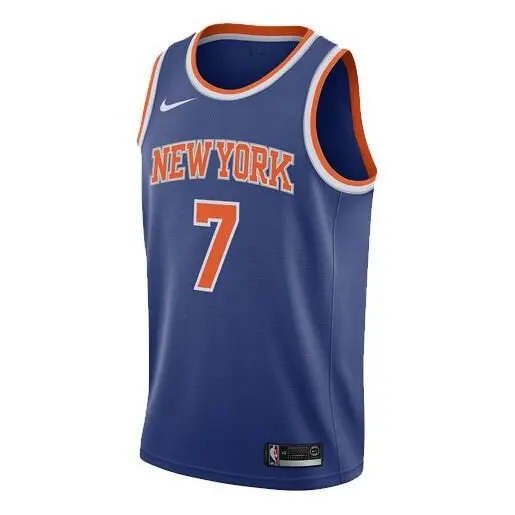 Nike Nba Carmelo Anthony New York Knicks Jersey Number 7 - Blue
