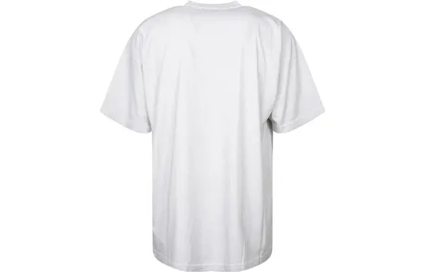 Balenciaga Property Vintage T-shirt Large Fit 'white Black - White/black