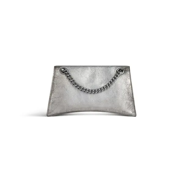 Balenciaga Crush Small Chain Bag - Silver