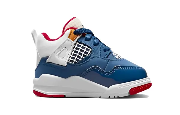 JORDAN Air 4 Retro 'messy Room' Sneakers - Blue/white/red