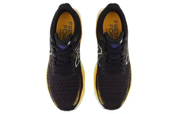 NEW BALANCE Fresh Foam X 1080v12 Athletic Sneakers - Black/hot Marigold