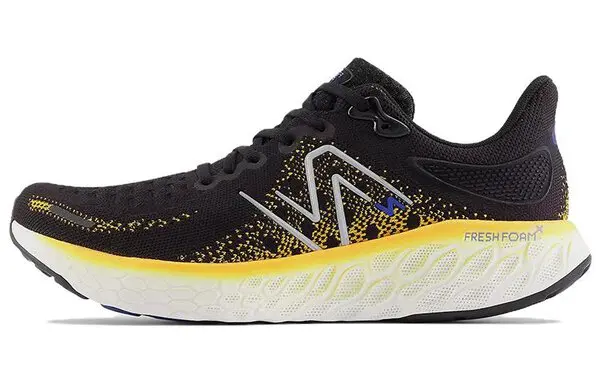 NEW BALANCE Fresh Foam X 1080v12 Athletic Sneakers - Black/hot Marigold