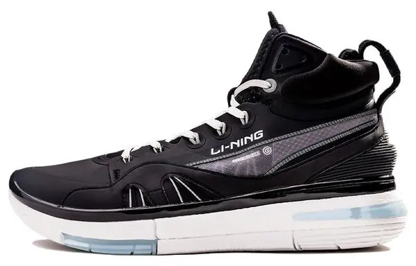 LI-NING High Top Lace-up Sneakers