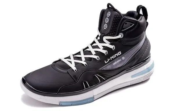 LI-NING High Top Lace-up Sneakers