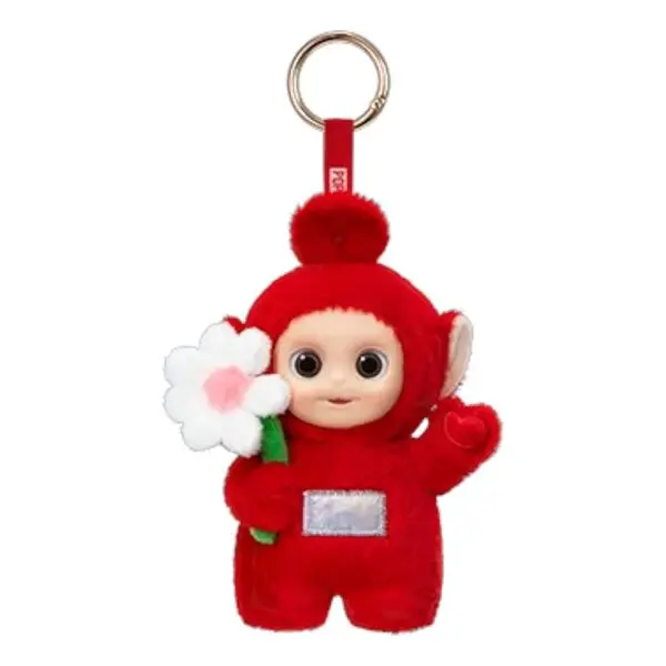 POP MART Teletubbies Say Hello Figures 'po's Happy Flower - Red