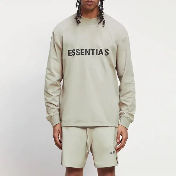 Fear Of God Fw20 Long Sleeve Tee 'moss - Green