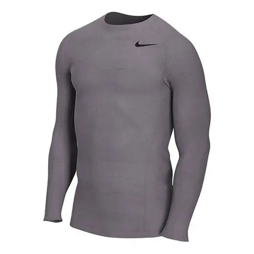 Nike Therma Sports Long Sleeve Shirt - Grey