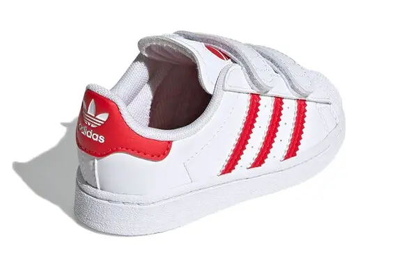 Adidas Originals Superstar Sneakers - White/red