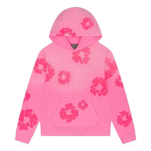 DENIM TEARS Cotton Wreath Hoodie - Pink