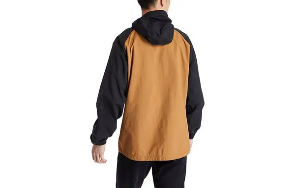 Timberland Windbreaker Jacket With Hood And Zip-up Closure