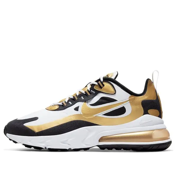 Nike Max 270 React "metallic Gold" Sneakers - Black/gold