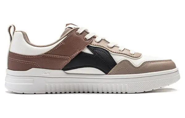 LI-NING Qingyun Low Top Sneakers - White/brown/black
