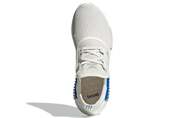 Adidas Nmd_r1 "white Blue Bird" Sneakers - White/blue