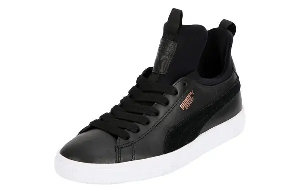 PUMA Basket Fierce High Top Sneakers - Black/white