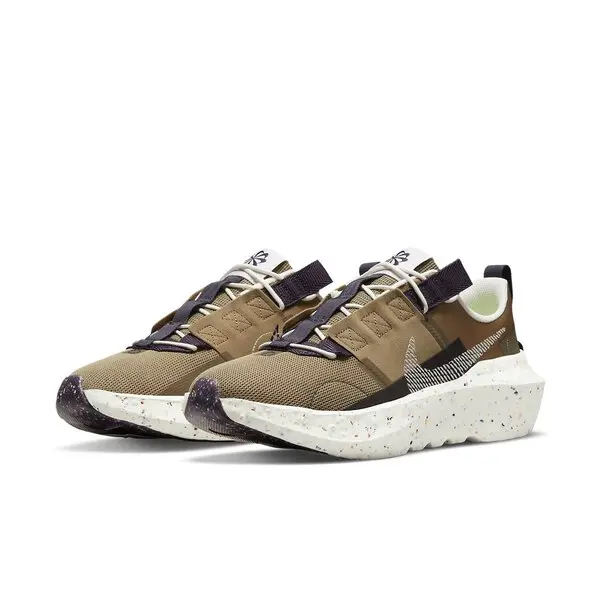 Nike Crater Impact Low Top Sneakers - White/green