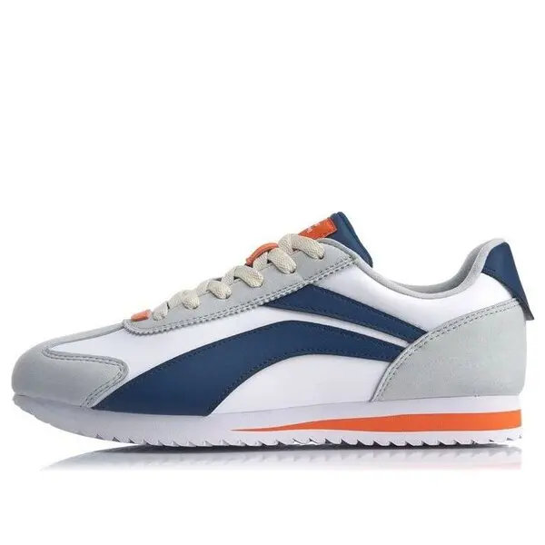 LI-NING 3km Classic Retro Athletic Sneakers - Whitegrayblue