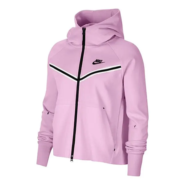 Nike Tech Fleece Full Zip Hoodie - Pink