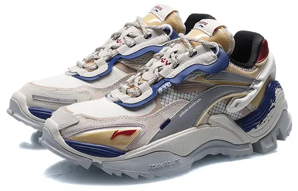 LI-NING Aurora Skywalker Sneakers - White/grey/blue
